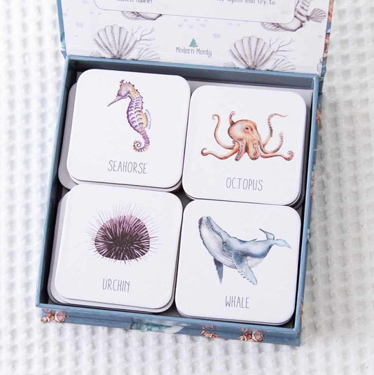 Ocean Memory Card Game – Animo Kids